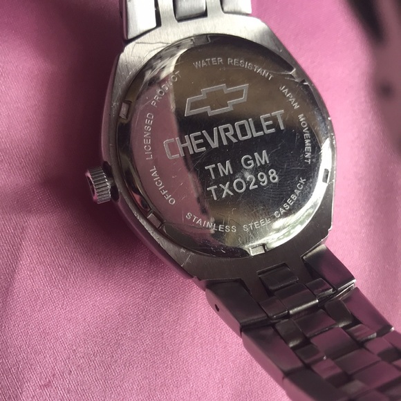 chevrolet | Accessories | Chevrolet Tm Gm Tx298 Stainless Steel Back ...